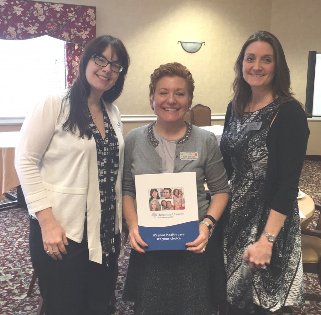 THE POWER OF 3 PARTNERS - Honoring Choices Massachusetts